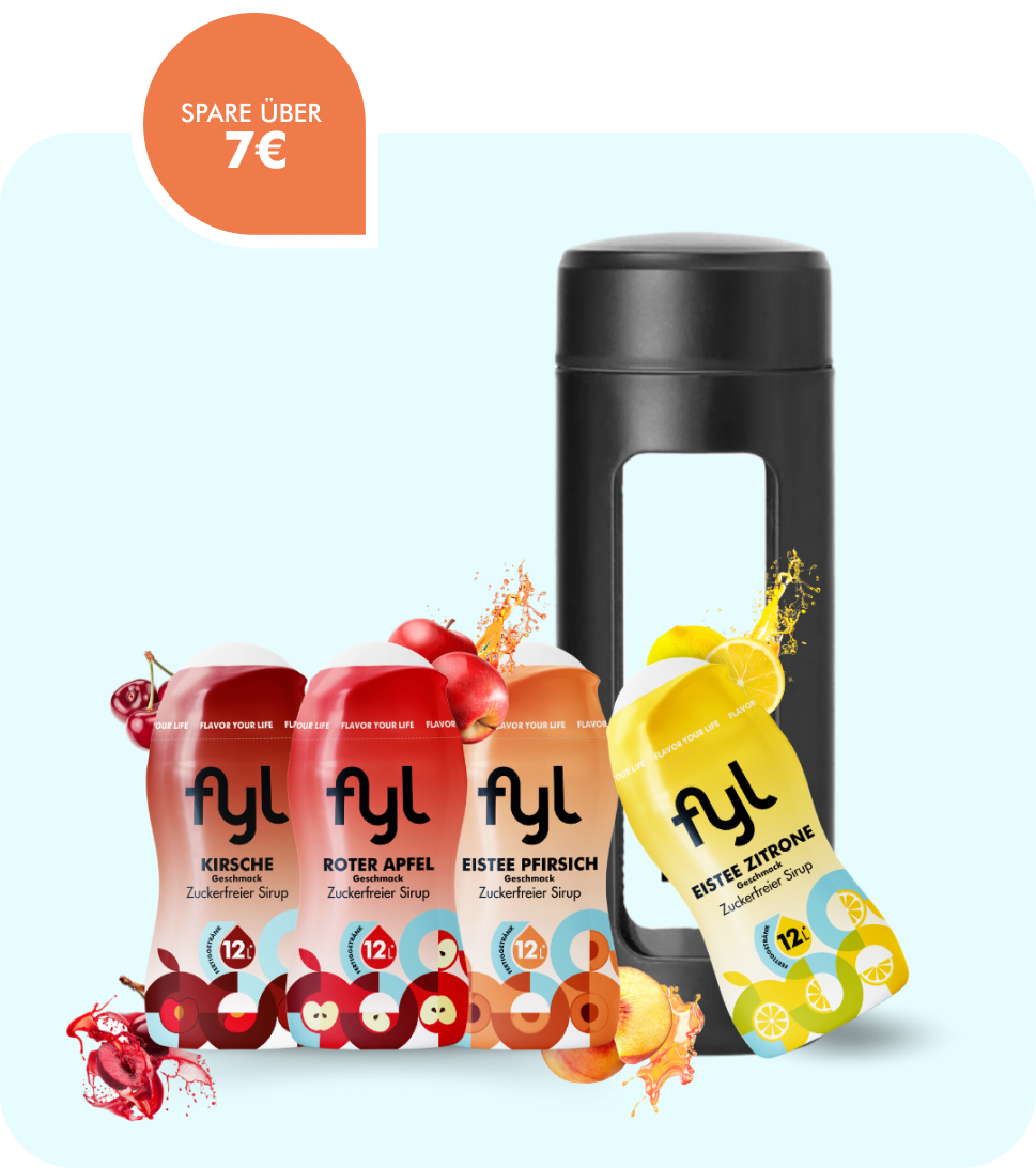 fyl Shop – Zuckerfreier Sirup für Geschmack im Wasser | Jetzt kaufen